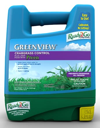 GreenView Crabgrass Control Plus Lawn Food with Preen® - Ready2Go Spreader